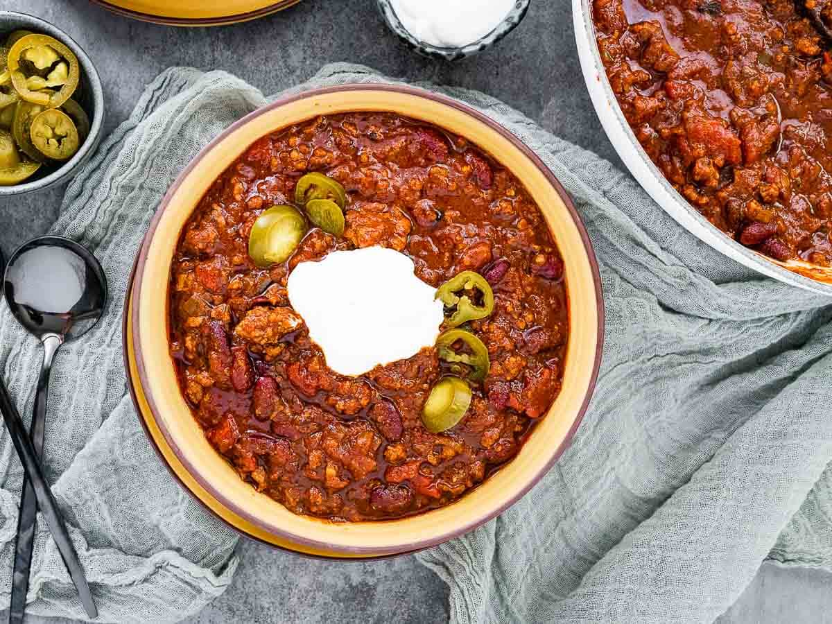 Chili con Carne Recipe - Dinner, then Dessert