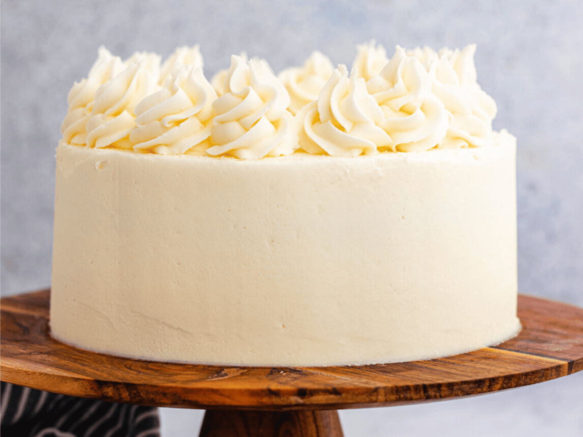 Easy Cream Cake Recipe - Dinner, then Dessert