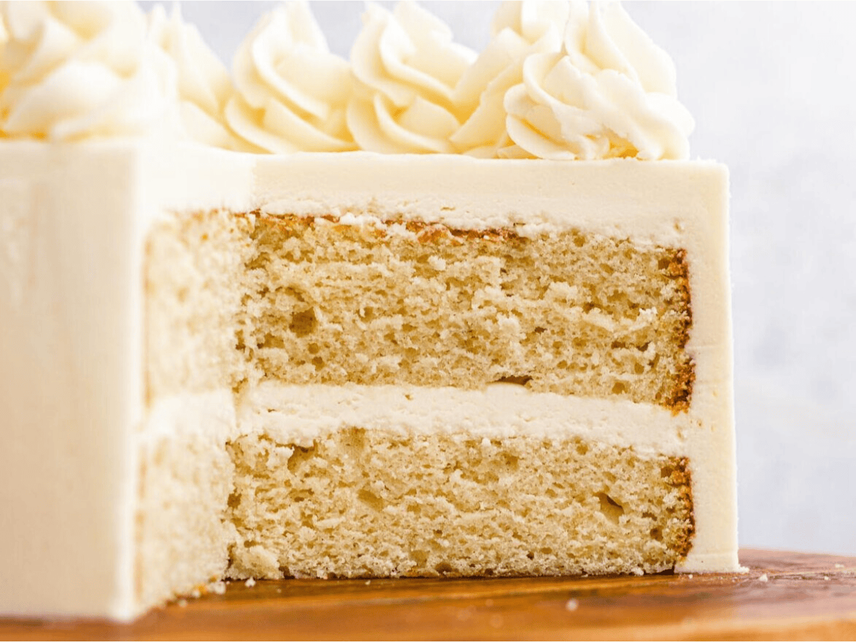 Easy Cream Cake Recipe - Dinner, then Dessert