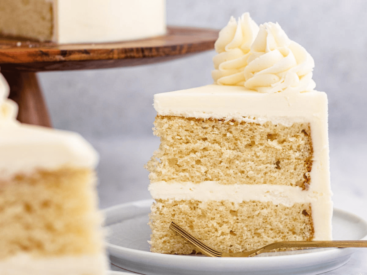 Easy Cream Cake Recipe - Dinner, then Dessert