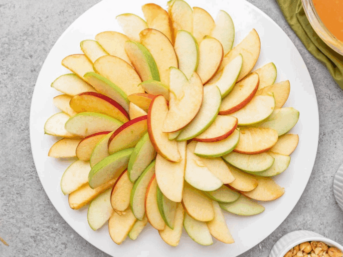 Easy Apple Nachos Recipe - Dinner, then Dessert