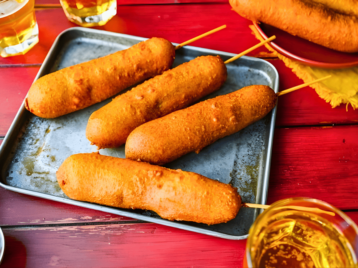 Easy Homemade Corndogs Recipe - Dinner, then Dessert