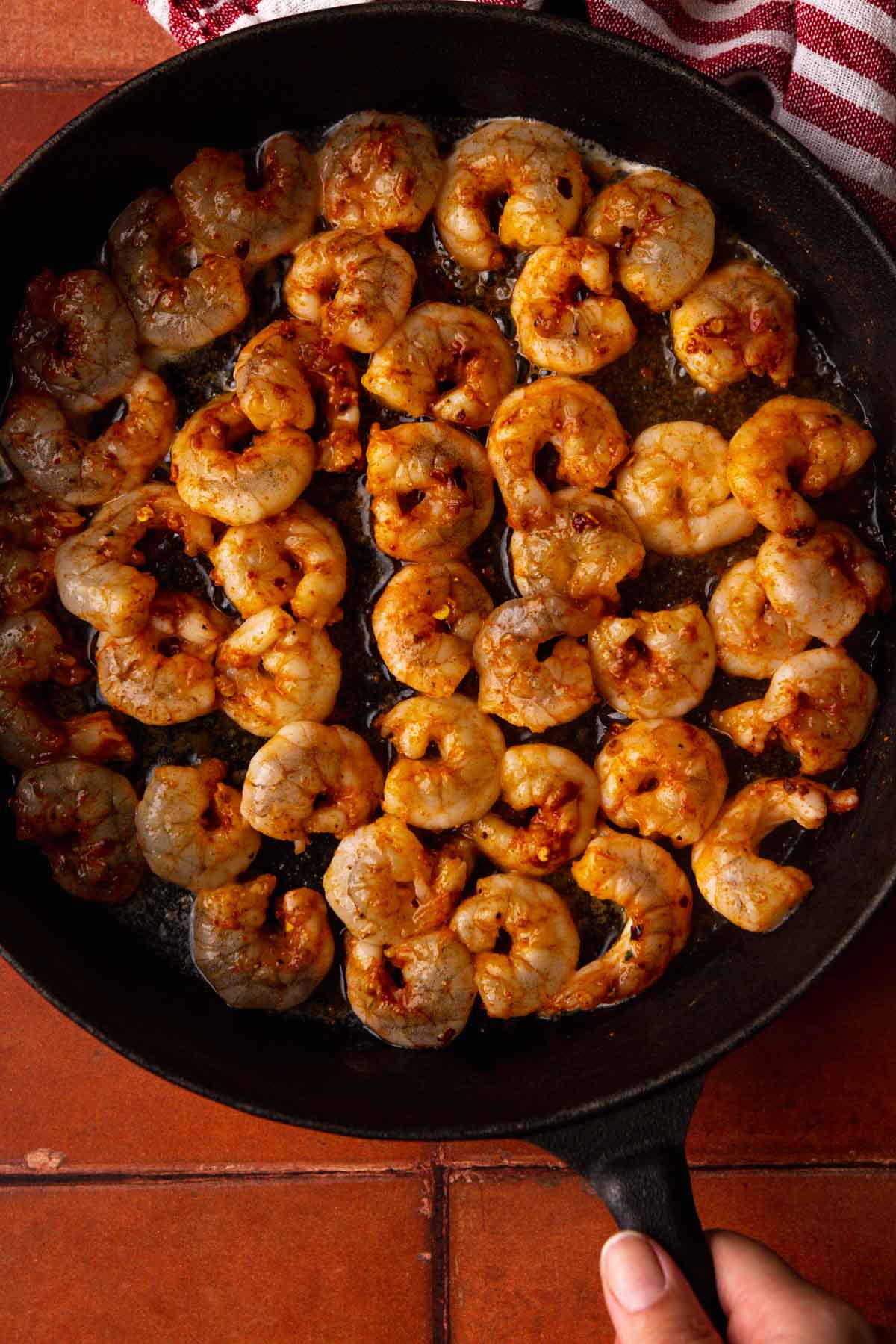 Easy Pan Fried Shrimp Recipe - Dinner, then Dessert