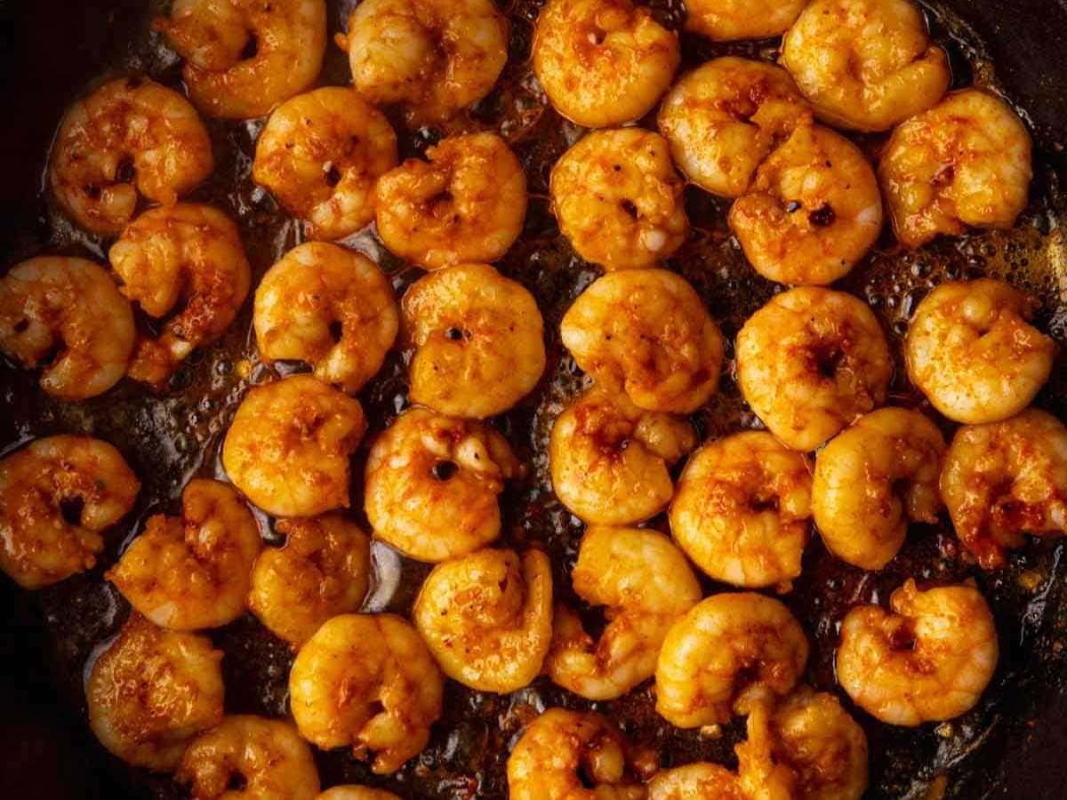 Easy Pan Fried Shrimp Recipe - Dinner, then Dessert