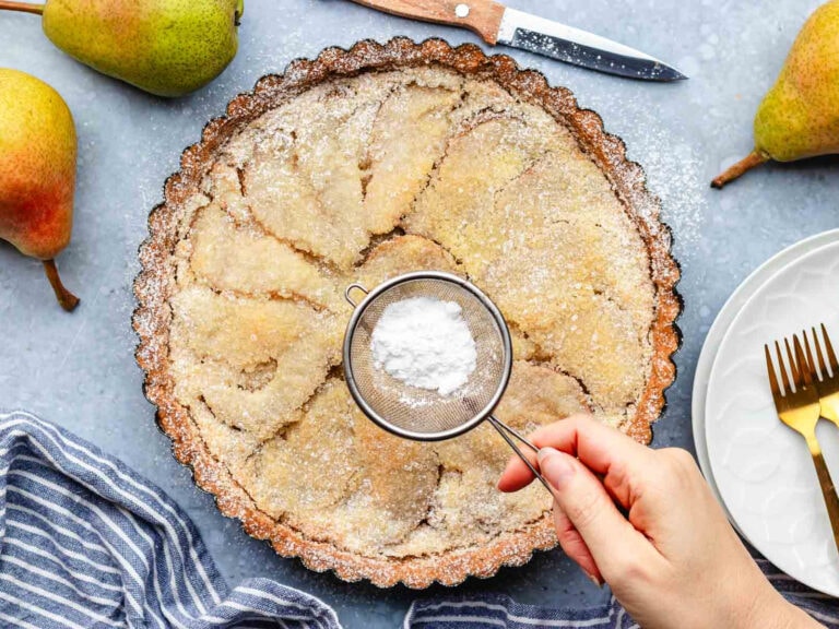 Easy Pear Tart Recipe - Dinner, then Dessert