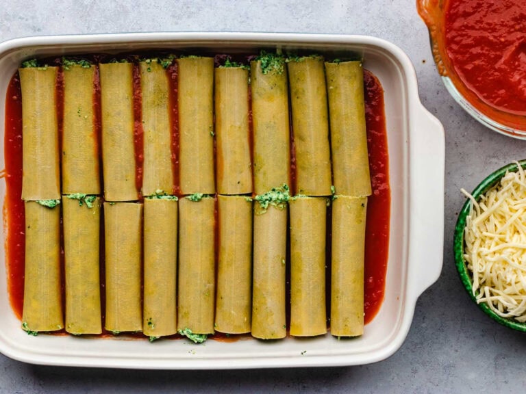 Easy Cannelloni Recipe (Spinach and Ricotta) - Dinner, then Dessert