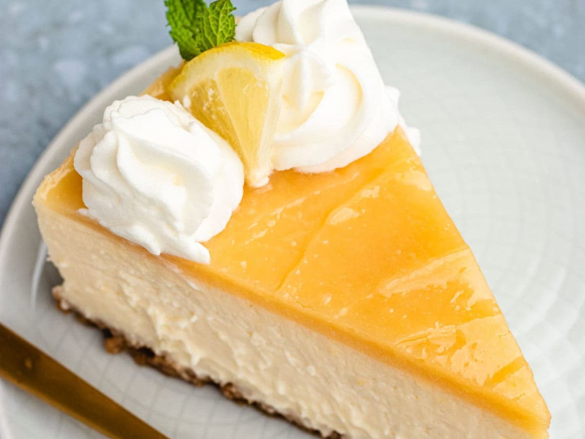 Lemon Cheesecake Recipe - Dinner, then Dessert
