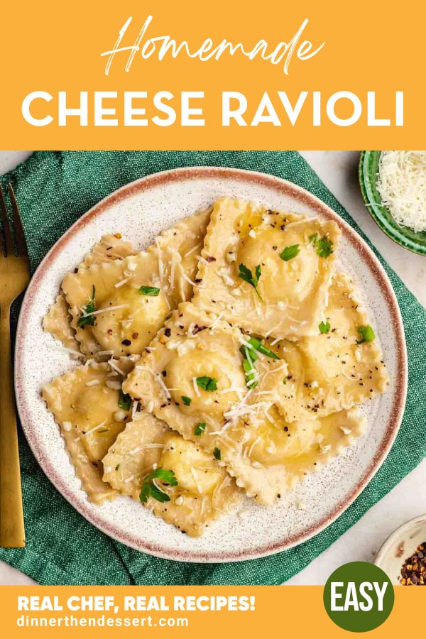 Easy Homemade Cheese Ravioli Recipe - Dinner, then Dessert