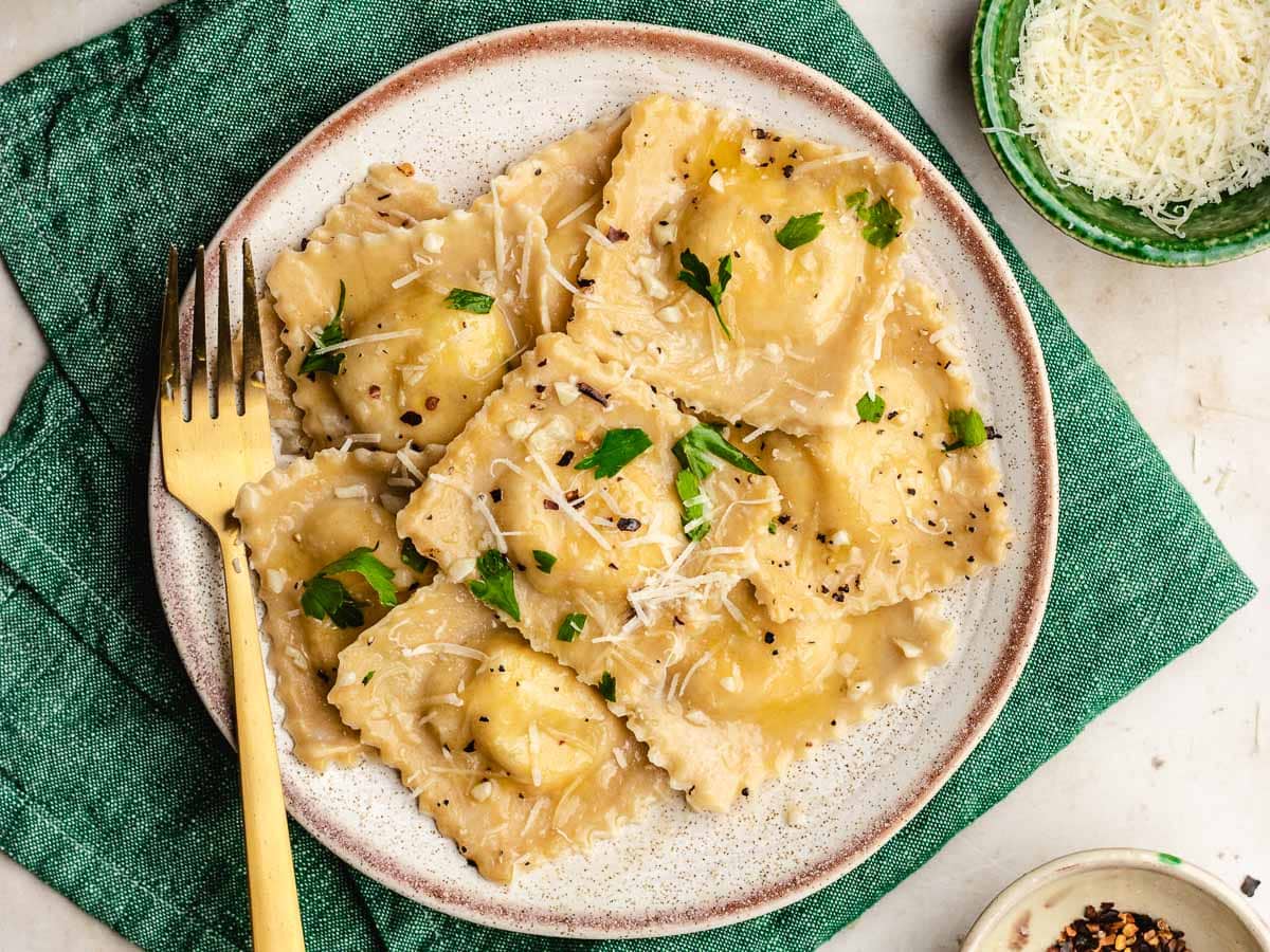 Easy Homemade Cheese Ravioli Recipe - Dinner, then Dessert