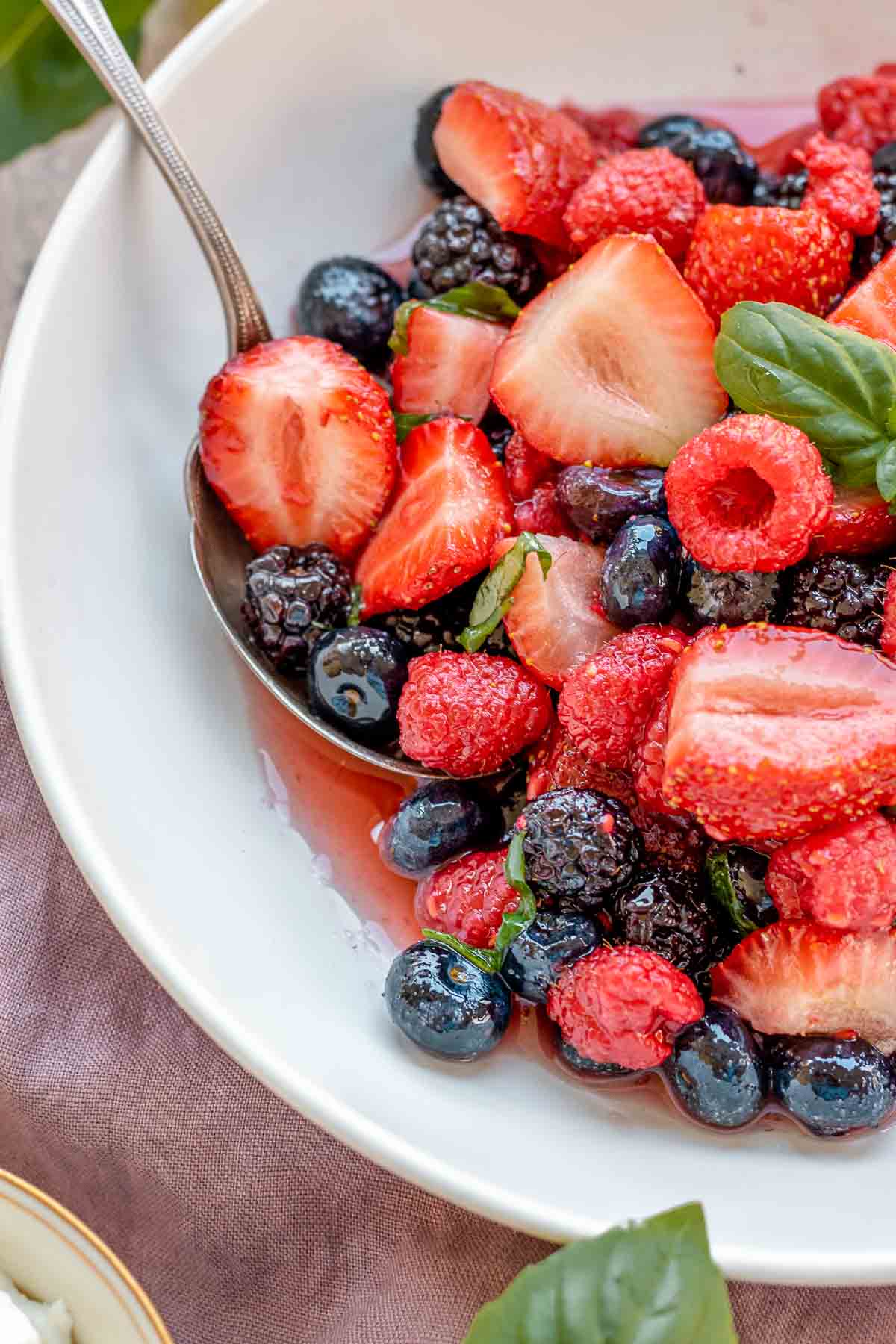 Easy Berries and Cream Recipe - Dinner, then Dessert