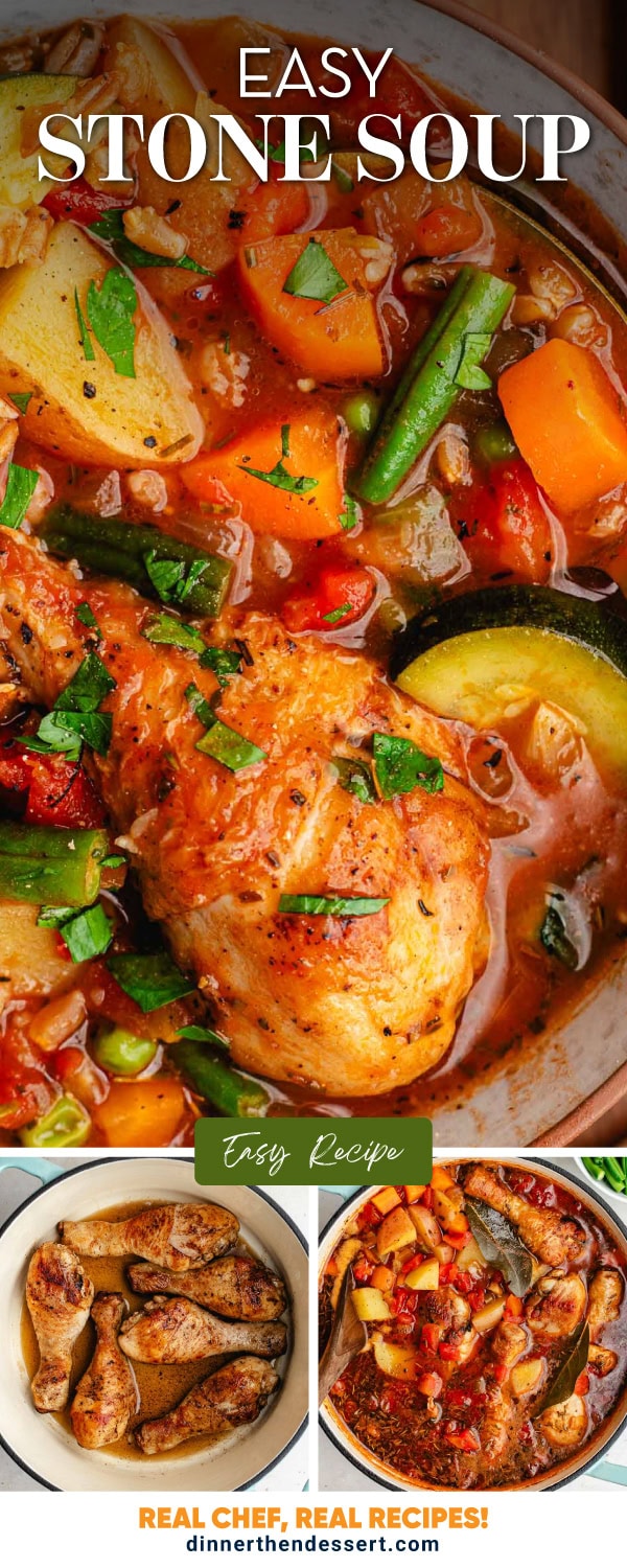 Traditional Stone Soup Recipe - Dinner, then Dessert