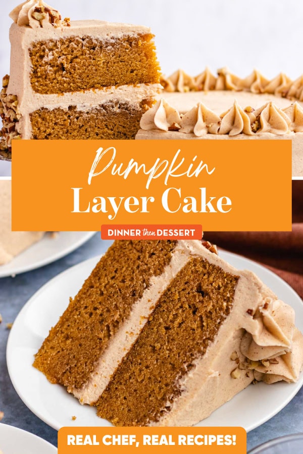 Delicious Pumpkin Layer Cake Recipe - Dinner, then Dessert