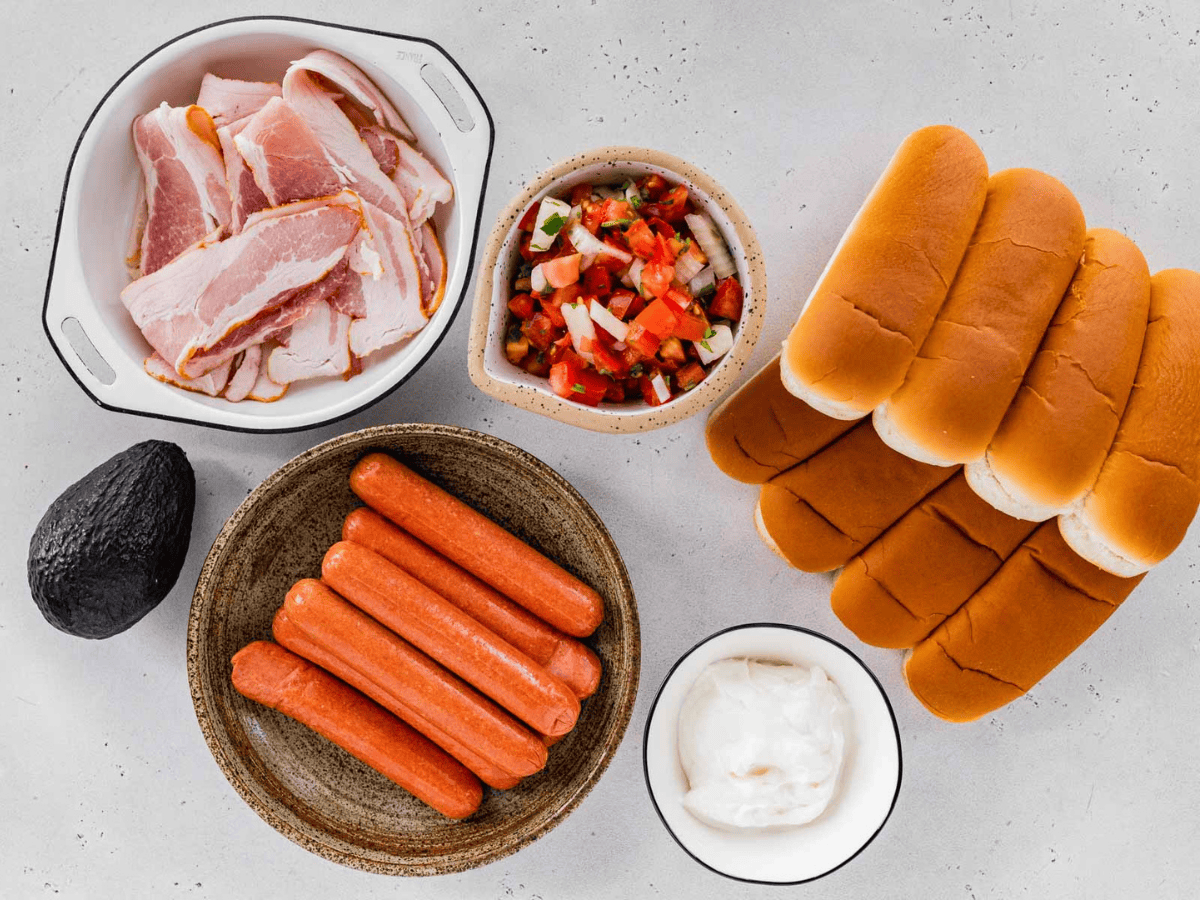 Mexican Hot Dog (Tijuana Hot Dogs) Recipe - Dinner, then Dessert