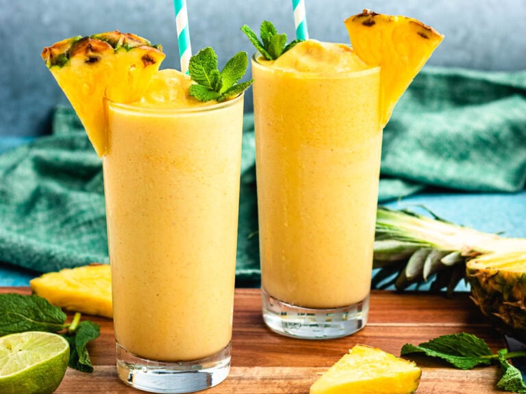 Refreshing Pineapple Smoothie Recipe - Dinner, then Dessert